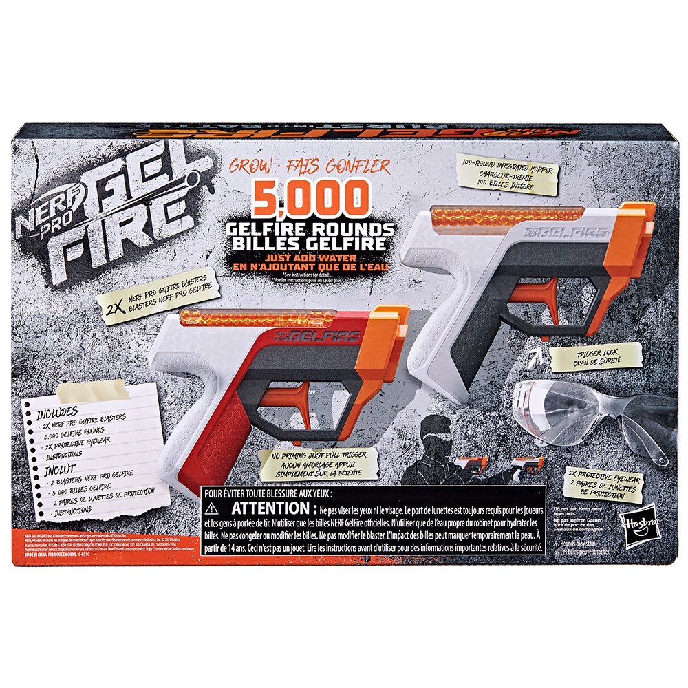 Nerf Gelfire - Ensemble double maniement (Hasbro Canada)